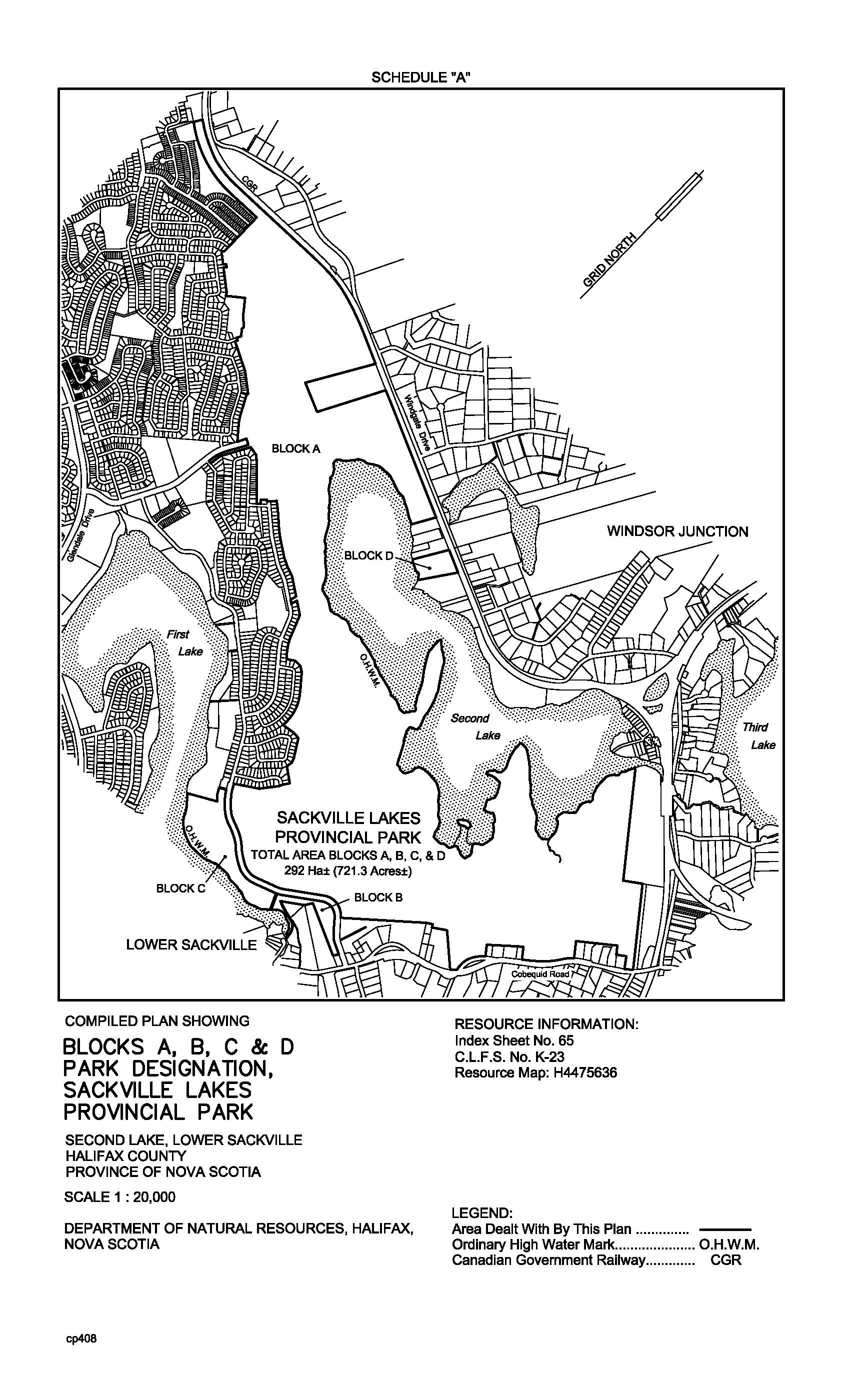 Sackville Lakes Provincial Park Designation - Provincial Parks Act ...