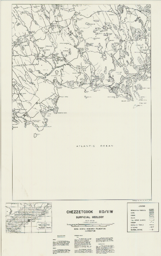 Surficial Geology Map of the Chezzetcook Area | novascotia.ca
