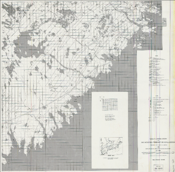 Preliminary Gold Compilation Map of the Meguma Terrane | novascotia.ca